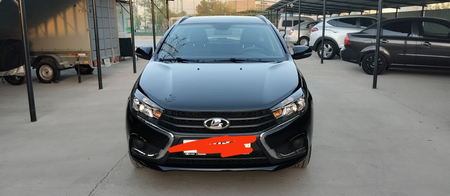 Lada vesta SW чёрная жемчужина