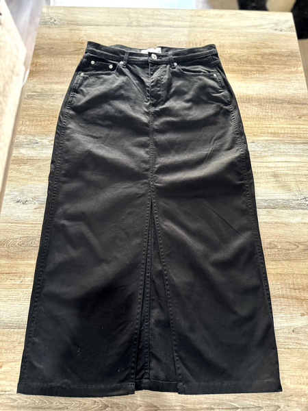 Юбка черная джинсовая Zara, размер 46 (М)