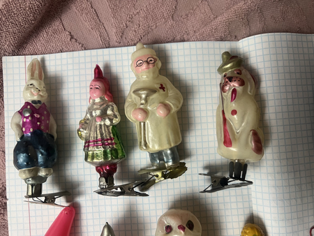 Елочный игрушки старинные