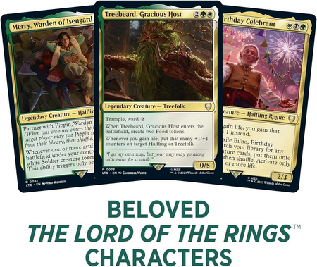 Magic: The Gathering. The Lord of the Rings. Food and Fellowship