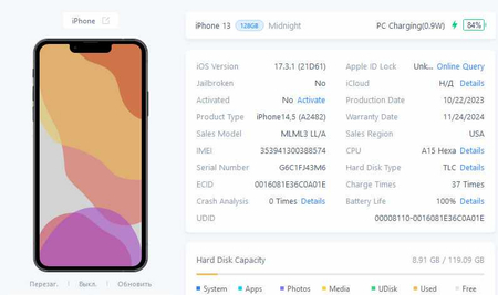 Iphone 13 (icloud)