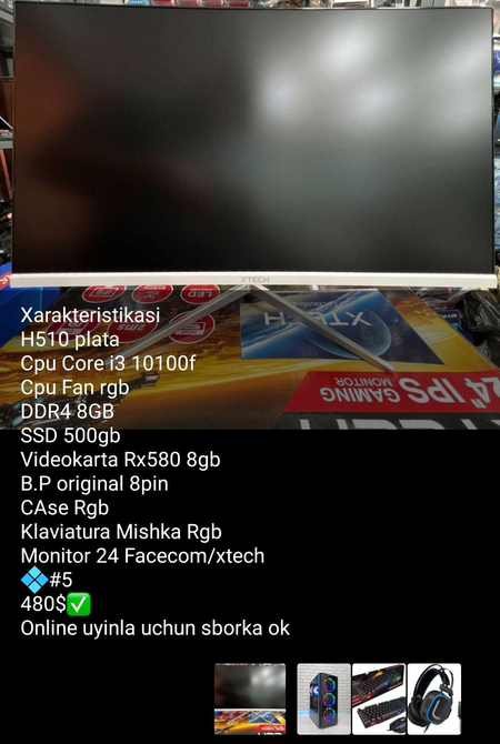 Game club uchun eng arzon narxlarda kompyuterlar faqat bizda!