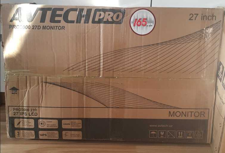 Монитор Avtech PRO3000 27D 165Hz 27 новый стоит в коробке не пылиться