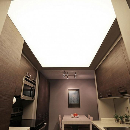 Натяжные потолки (duble wition, neba) и 3D фото обои