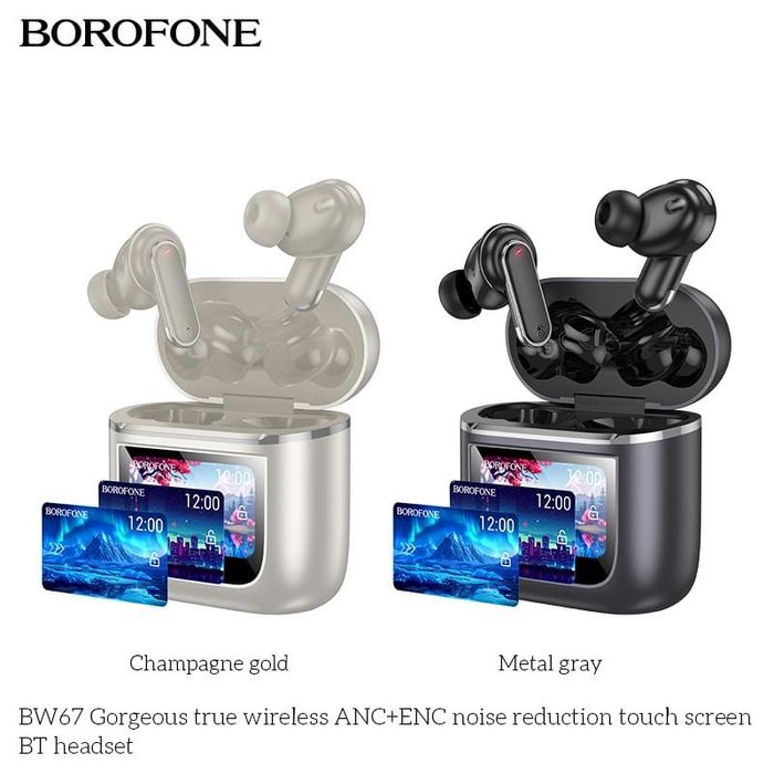 Беспроводные Наушники Borofone BW67 Gorgeous true wireless ANC+ENC