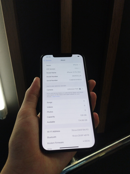 iPhone 12pro max 128gb idiyal