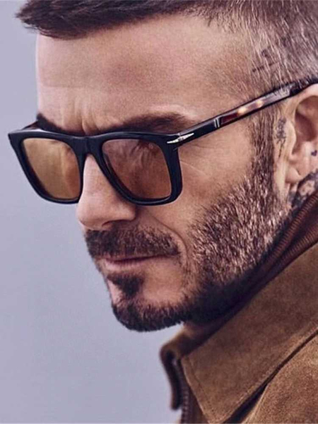 David Beckham Солнцезащитные очки квадратной формы UV400