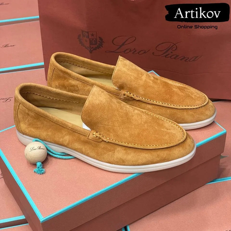 Loro Piana Loafer 100% Haqiqiy Teri (Luxury)