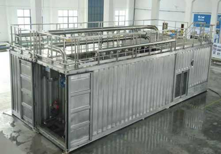 Membranani tozalash (MBR o'rnatish) MBR-5 m3 / kun MBR-250 m3 / kun