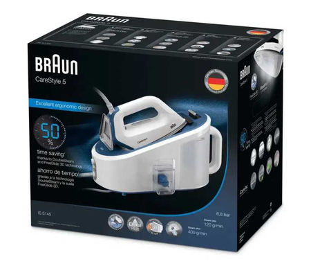 Парогенератор Braun CareStyle 5 Pro IS5145WH 24/7