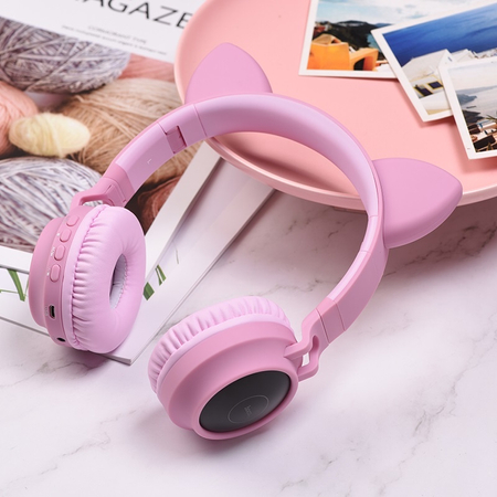 Беспроводные Наушники “W27 Cat ear” кошачьими ушками