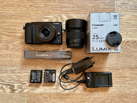Цифровой фотоаппарат lumix gx85+обьектив