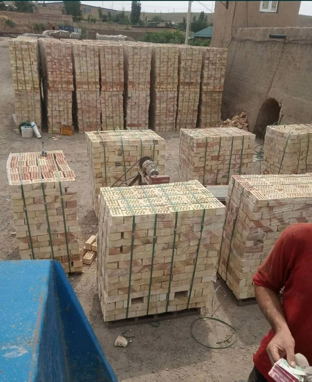 Пишган гишт термо тешикли гиштлармиз бор сифати ало даржада Мм 125