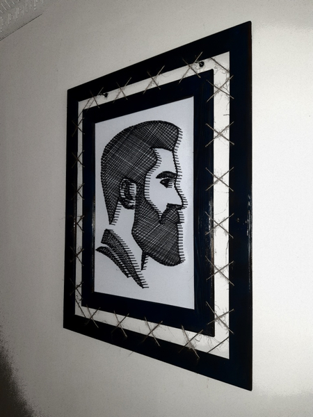 Картина стринг арт