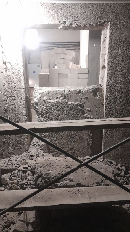Beton teshish kesish