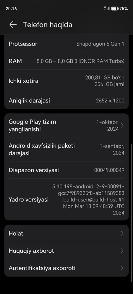 Honor x9b sotiladi