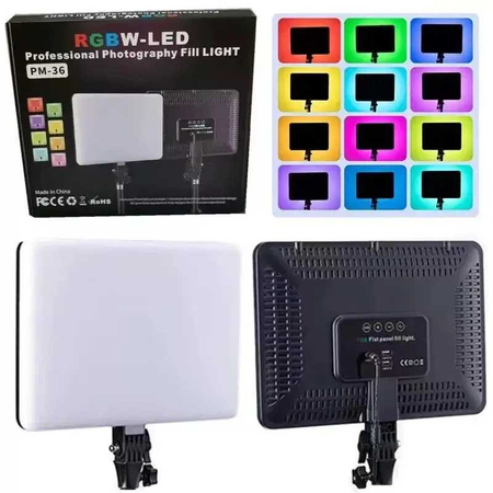 СКИДКА !!! Светодиодная прямоугольная LED-лампа RGB PM-36