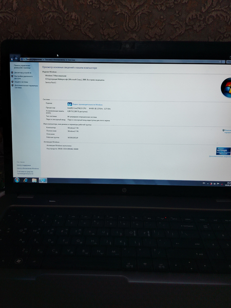 Ноутбук HP intel core i5