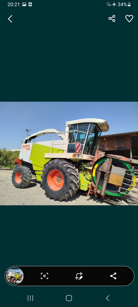 Claas Jaguar 840. Yangi keldi.Texnika ideal xolatda. 2000 yil.