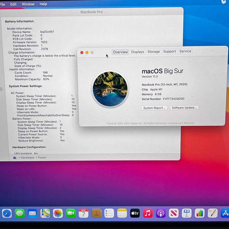 Macbook pro M1 13inch