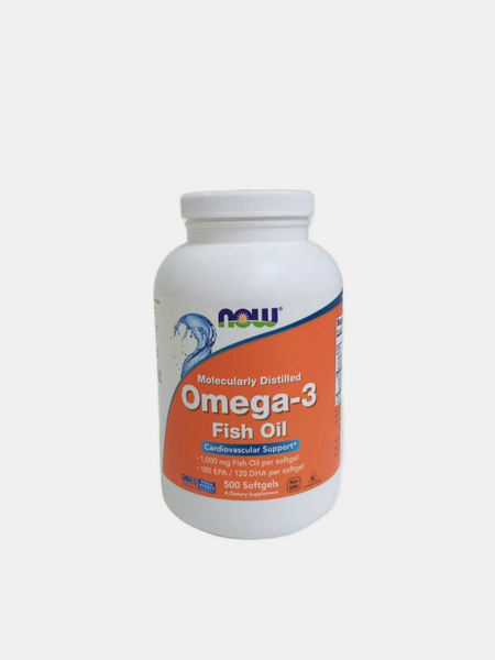 Рыбий жир NOW Omega-3 р 1000 мг - 500 капсул