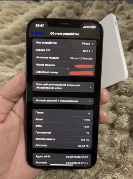 Iphone 12 pro max 256