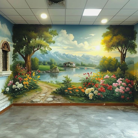 Натяжной потолок, фотообои, орг стекло