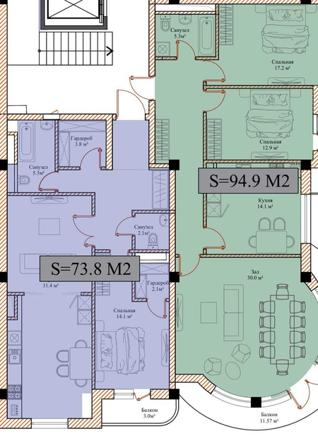Максим Горький Успейте По супер цене Коробка Caravan Avenue 95м2; БИЙ;