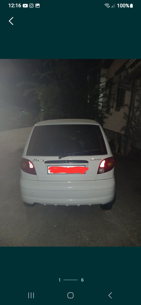 Arendaga Matiz mix 3 talik yili 2005