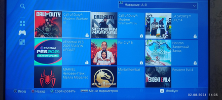 Playstation 4 pro 1 Tb proshivfka qilingan 9.00 versiya holati zor