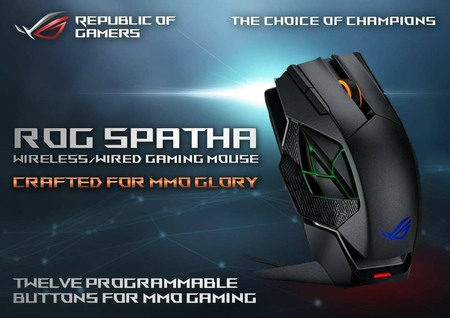Под Заказ! (2в1) Док Станция + Беспроводная мышка/мышь ASUS ROG SPATHA