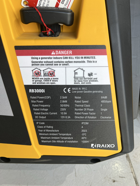 generator raixo 2.8kv