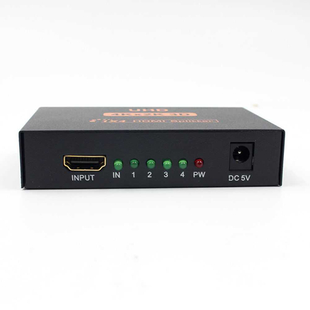 HDMI 1 to 4 Splitter 4K Ultra HD 2160P с доп. питанием