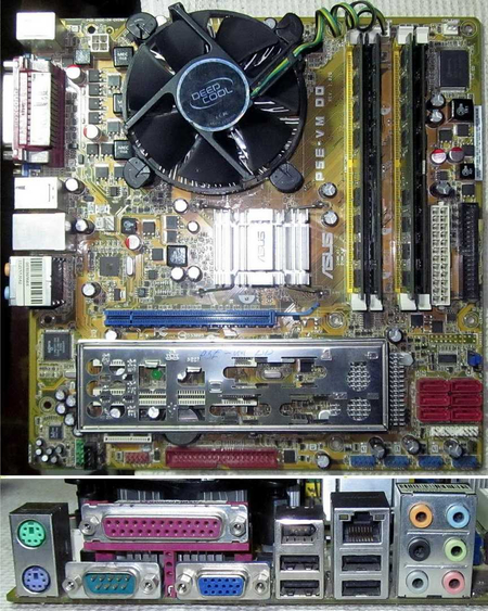 Комплект 775 соккет/2 ядра/DDR2_6 GB/VGA