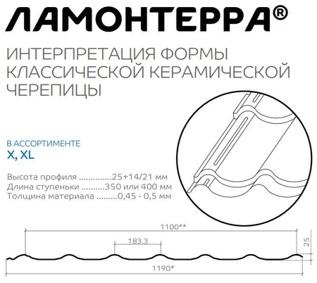 РОССИЙСКИЙ профлист, металлочерепица, сайдинг и аксессуары 0,4 - 0,7мм