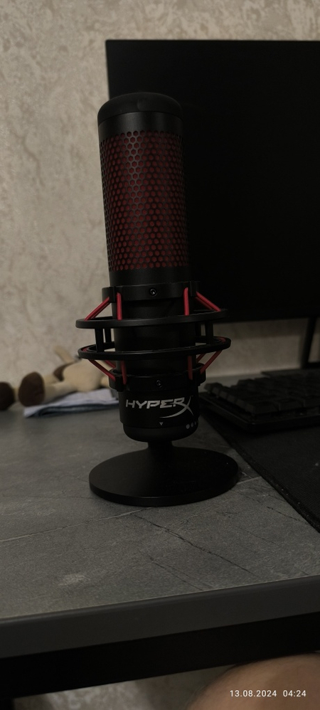 Микрофон hyperx quadcast.
Состояние почти новый пользовался 2 меся