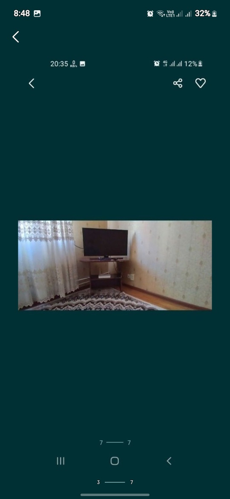 Ismoil bar oldidagi qiz g\\\'ishli domda 1-xonalik kv  sotiladi