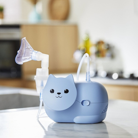 Компрессорный небулайзер OMRON Nami Cat made in Italy Ингалятор-кошечк