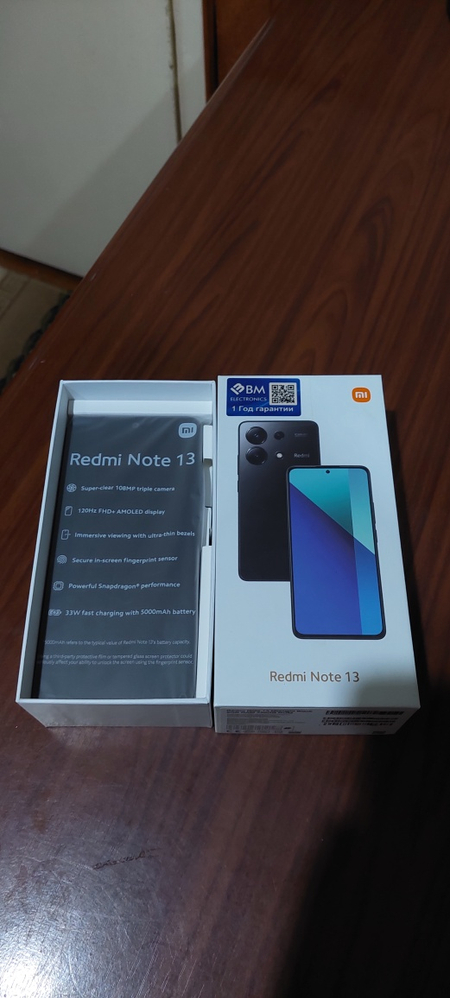 Redmi Note 13 8+4/256GB Black за 145 у.е!