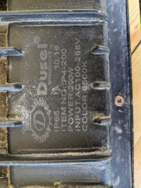 Прожектор 200 w Dusel