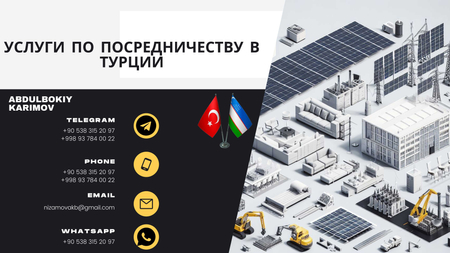 Услуги по посредничеству в Турции