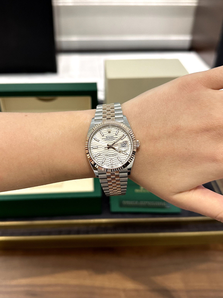 NEW Datejust 36mm Steel and Everose Gold 126231