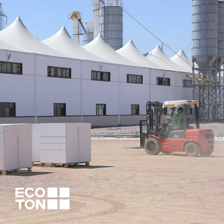 Газоблоки ECOTON автоклавного твердения