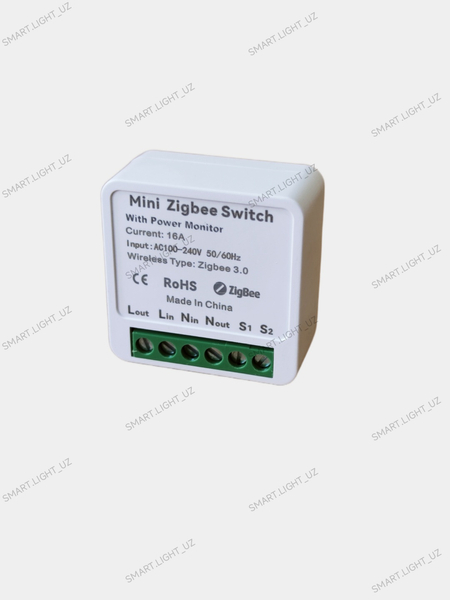 Умное реле Tuya ZigBee Switch Power Monitor контроль энергопотребления