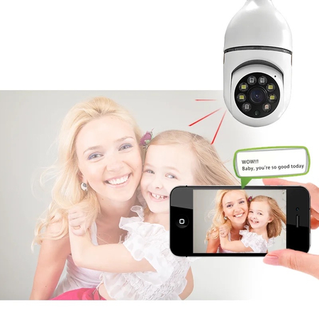 беспроводной wi-fi камера 360 градус комнатные видеонаблюдения
