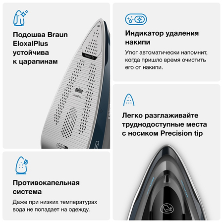 Утюг Braun SI9682DB TexStyle 2 Года Гарантия