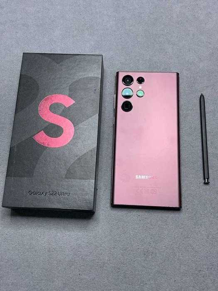 Samsung S22 Ultra / 256GB / 12GB / Burgundy / Global / 2 Sim