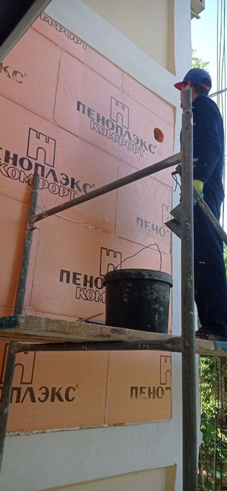 Фасадные работы, фасад ишлари