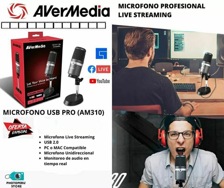 СКИДКА! Avermedia AM310 USB Универсальный Микрофон