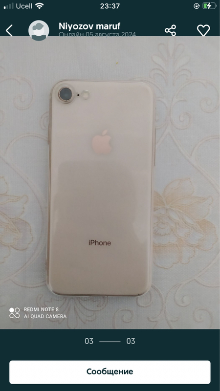 Iphone 8 xolati yaxsh
